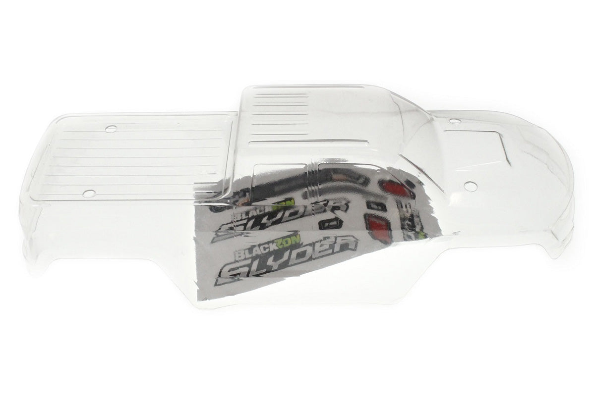 Clear Monster Truck Body with Stickers for Blackzon Slyder — Racers Edge RC