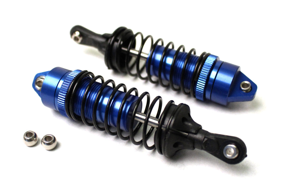 Slash 2/4WD Aluminum Front Shock (pr) - Blue — Racers Edge RC