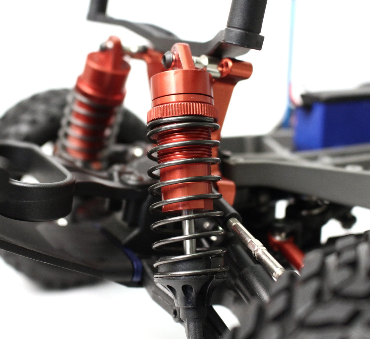 Slash 2/4WD Aluminum Front Shock (pr) - Red — Racers Edge RC